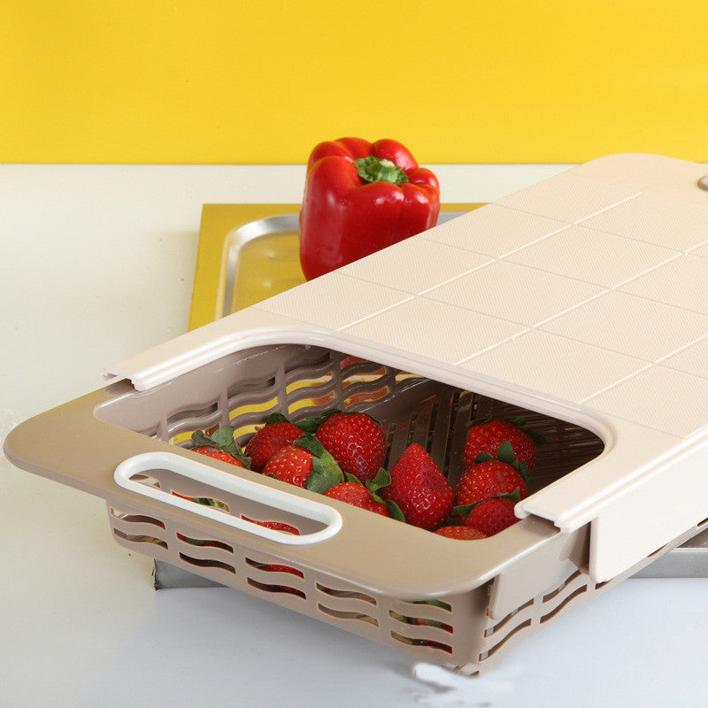 Over the Sink Retractable Cutting Board & Collander – Practical Life Gear